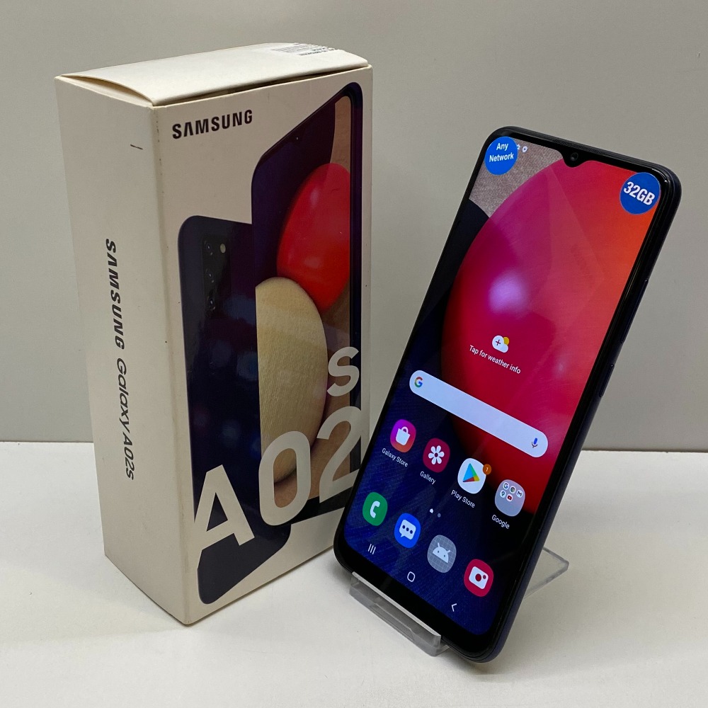 Pre-owned Samsung Galaxy A02s Unlocked Model SM-A025F/DS 32GB in Blue ...